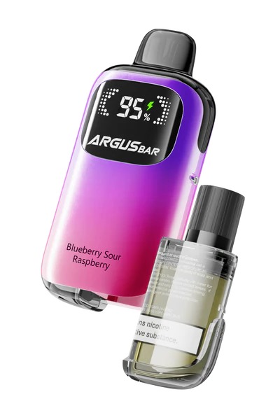Blueberry Sour Raspberry- VOOPOO ARGUS BAR PRIME 6000 – 20mg – Vaporia